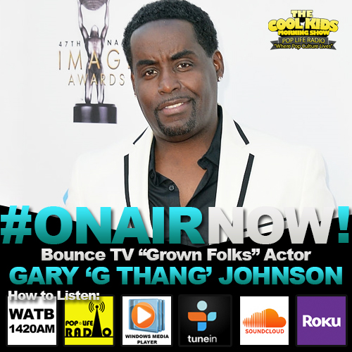 The Cool Kids Interview Gary 'G Thang' Johnson - Pop Life Radio